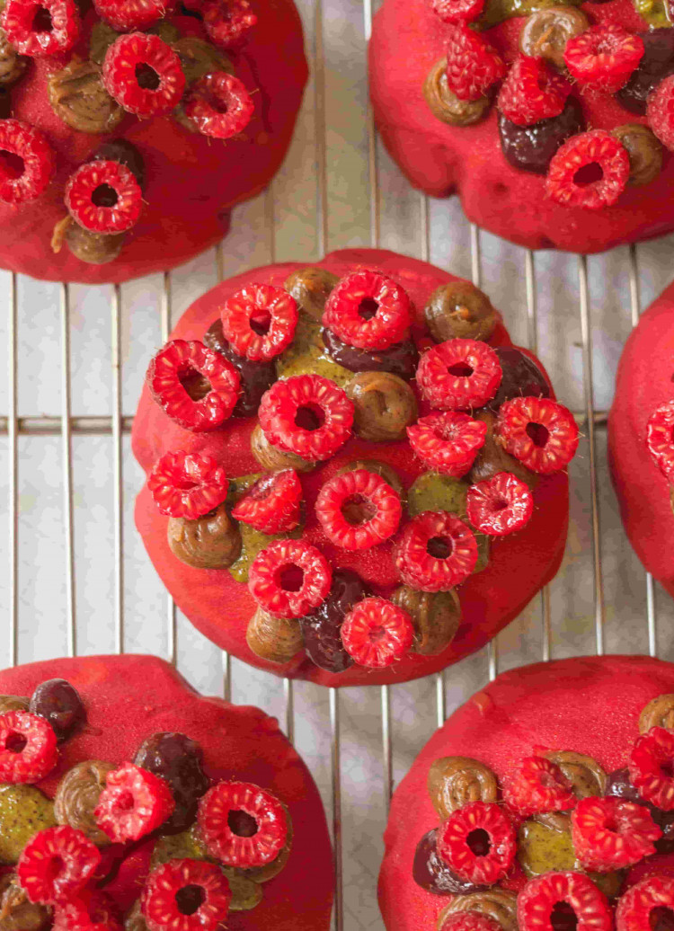 Cookie Trompe l'œil Framboise Pistache