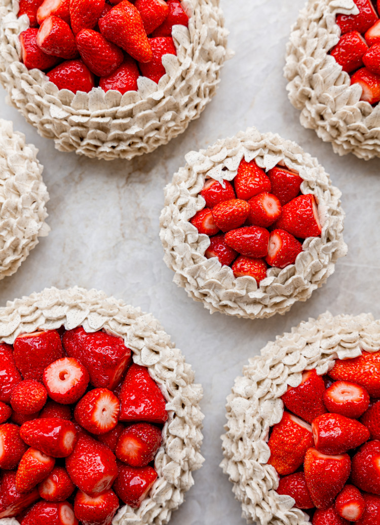 Strawberry Cake Flower