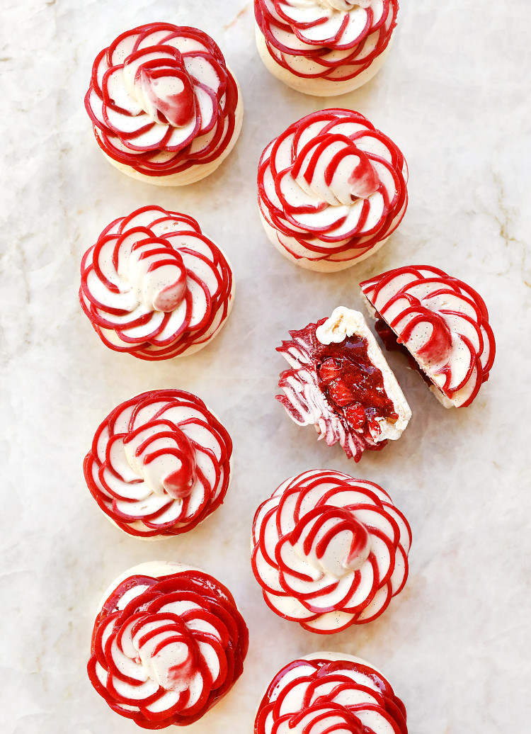 Strawberry Pavlova Flower