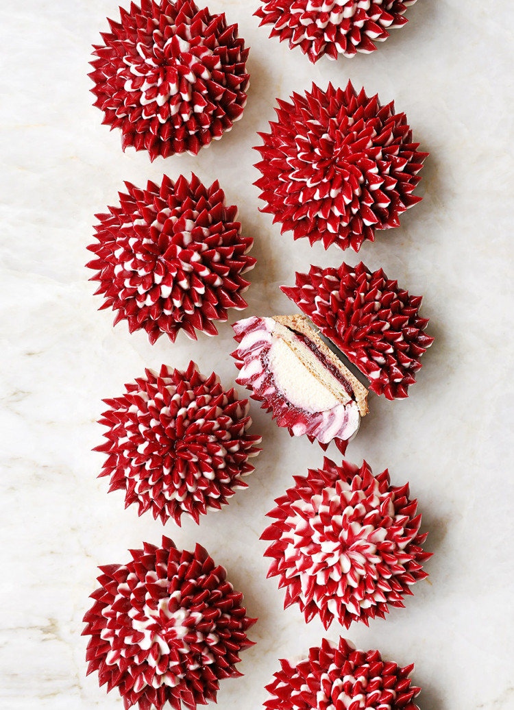 Raspberry Cheesecake flower