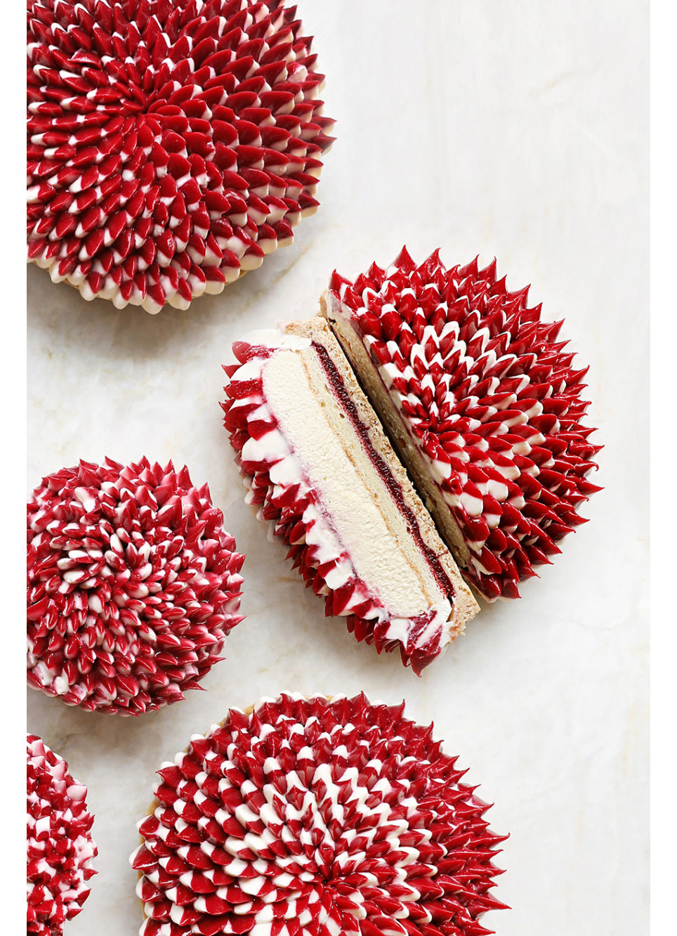 Raspberry Cheesecake flower