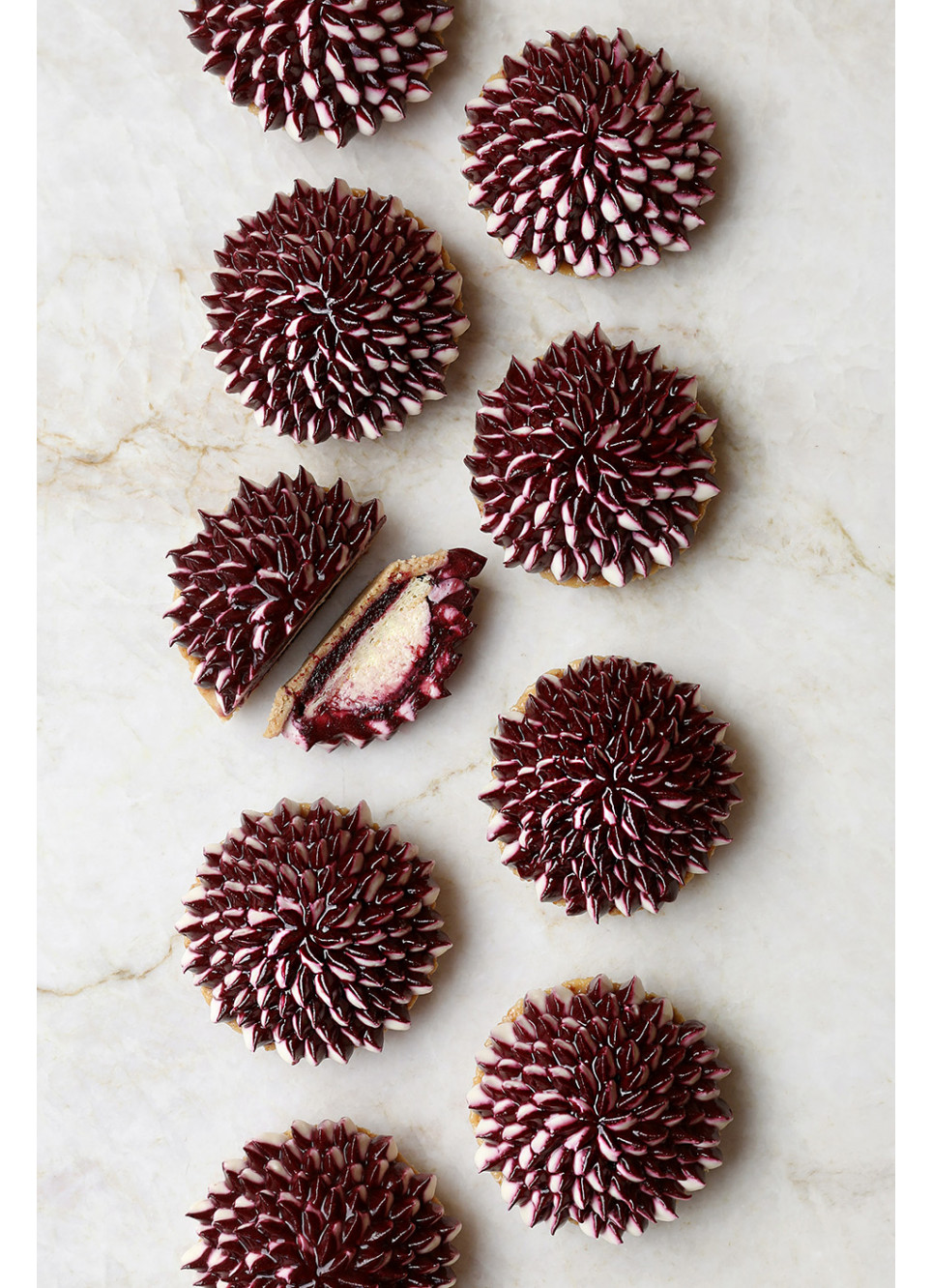 Blackberry Flower Cake