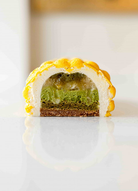 Matcha Yuzu Bûche